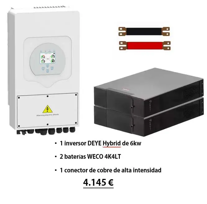 Kit solar con baterias - Tienda Online de Energía Solar - Tienda ...